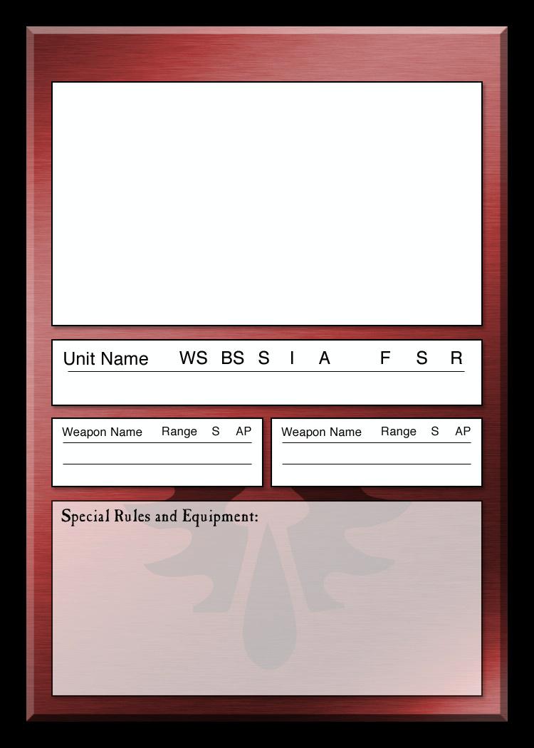 Blank Blood Angels Army Card Blank Blood Angels Army Card Gallery Blank Blood Angels Army Card Blank Blood Angels Army Card Gallery